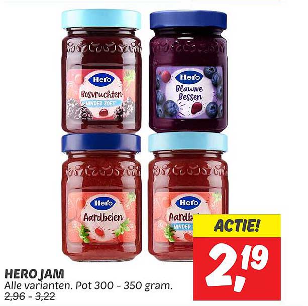 Hero Jam aanbieding bij Dekamarkt