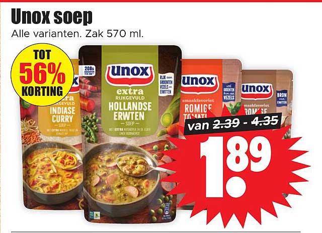 Unox Soep Aanbieding bij Dirk - FolderFeest.nl