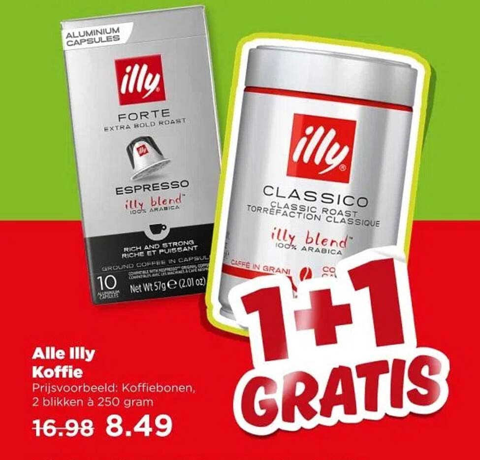 Alle Illy Koffie Aanbieding bij PLUS - FolderFeest.nl