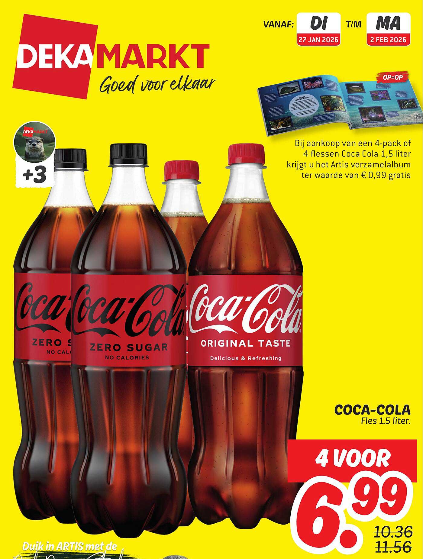 Coca-Cola Fles 1.5 Liter. Aanbieding bij Dekamarkt - FolderFeest.nl