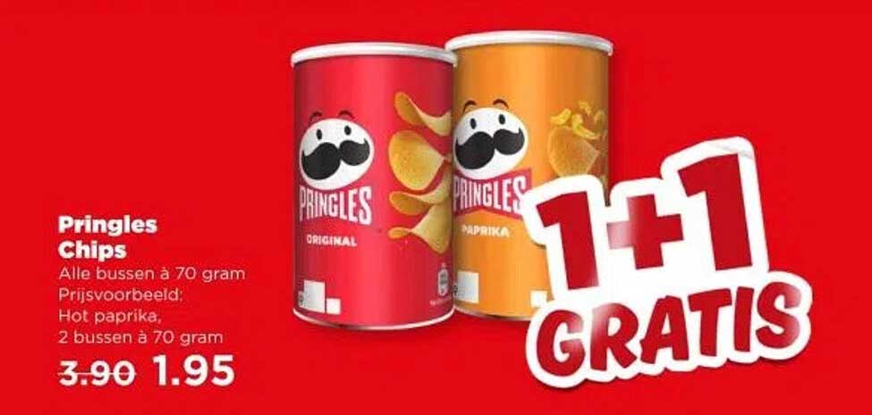 Pringles Chips Aanbieding bij PLUS - FolderFeest.nl