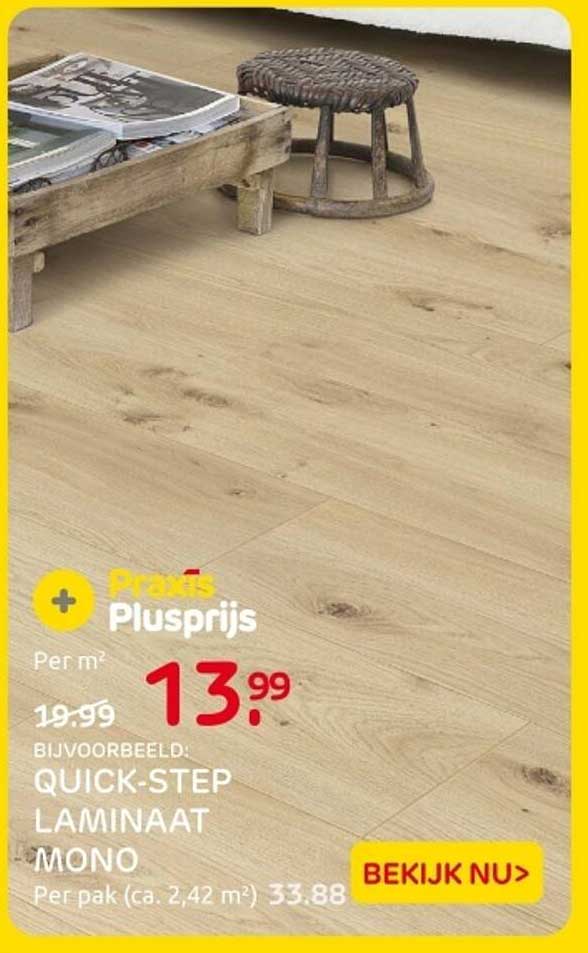 Quick-Step Laminaat Mono Aanbieding bij Praxis - FolderFeest.nl