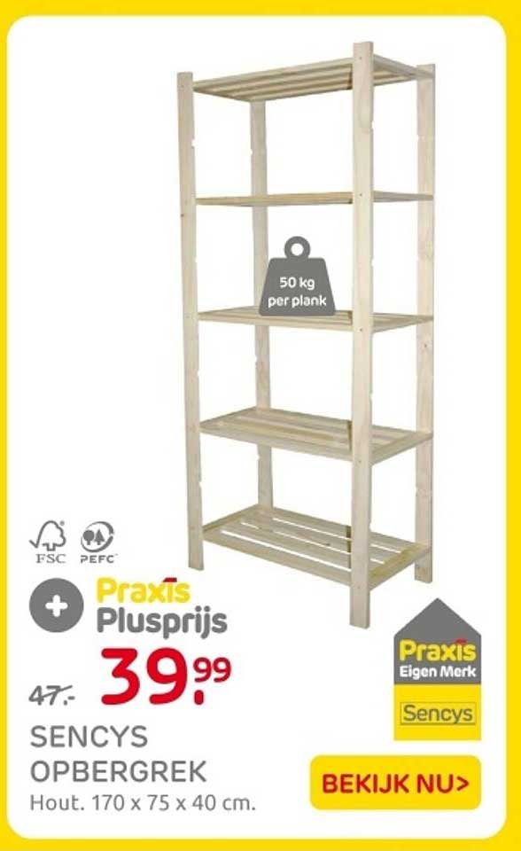 Sencys Opbergrek Aanbieding bij Praxis - FolderFeest.nl