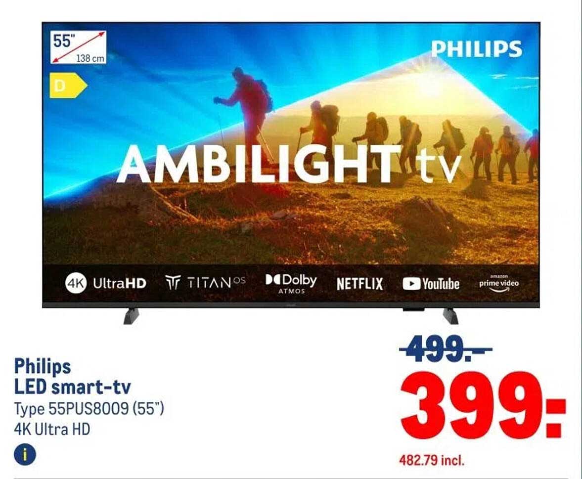 Philips Led Smart-Tv aanbieding bij Makro
