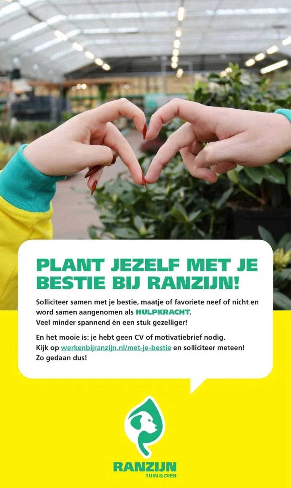 Plant Jezelf Met Je Bestie Bij Ranzijn! Aanbieding bij Ranzijn ...