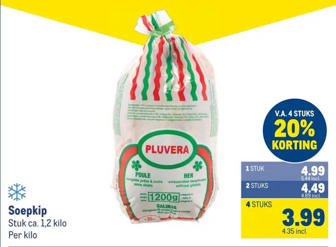 Soepkip Aanbieding bij Makro - FolderFeest.nl