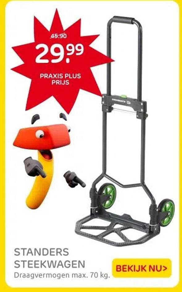 Standers Steekwagen Aanbieding bij Praxis - FolderFeest.nl