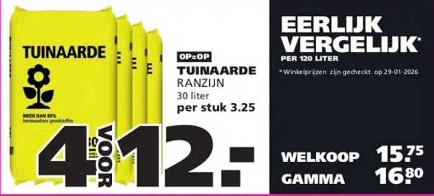 Tuinaarde Ranzijn Aanbieding bij Ranzijn - FolderFeest.nl