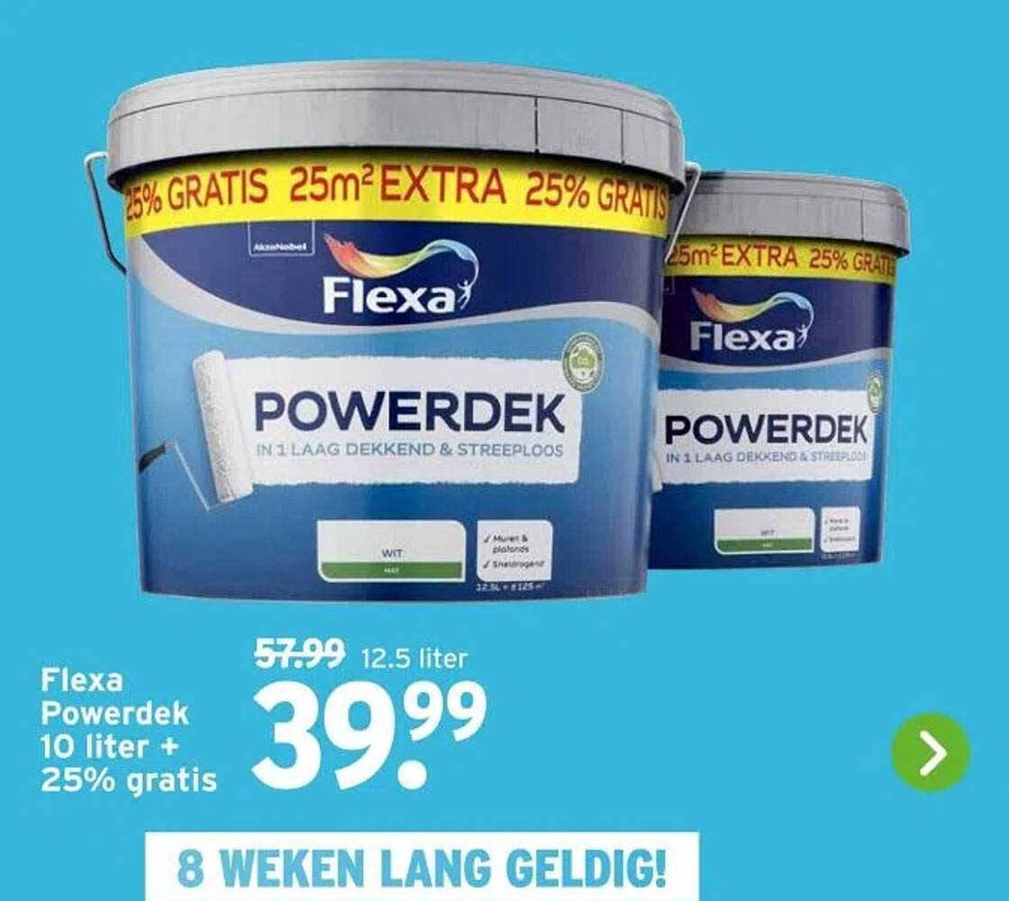 Flexa Powerdek Aanbieding bij GAMMA - FolderFeest.nl