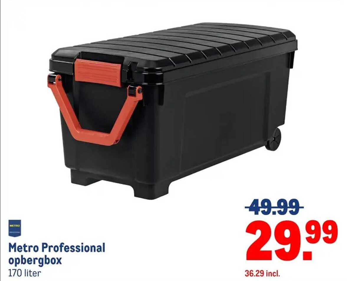 Metro Professional Opbergbox aanbieding bij Makro