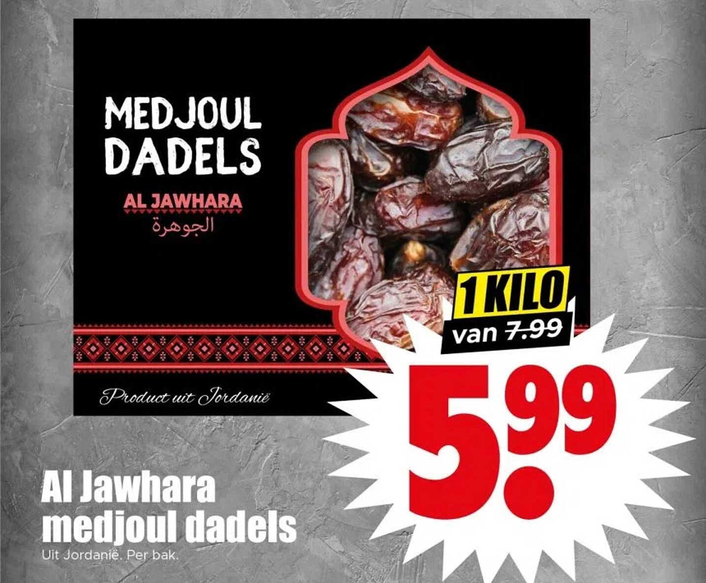 Al Jawhara Medjoul Dadels Aanbieding bij Dirk - FolderFeest.nl