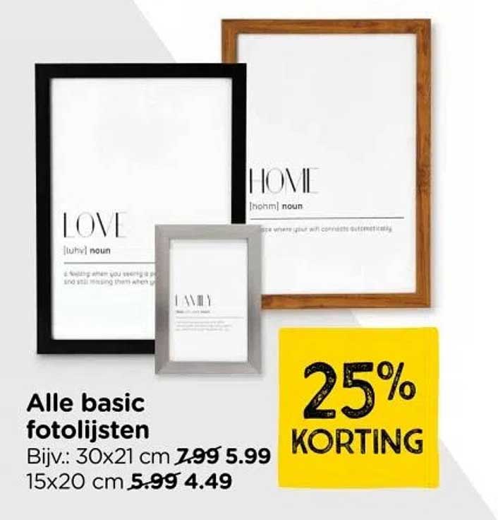 Alle Basic Fotolijsten Aanbieding bij Xenos - FolderFeest.nl