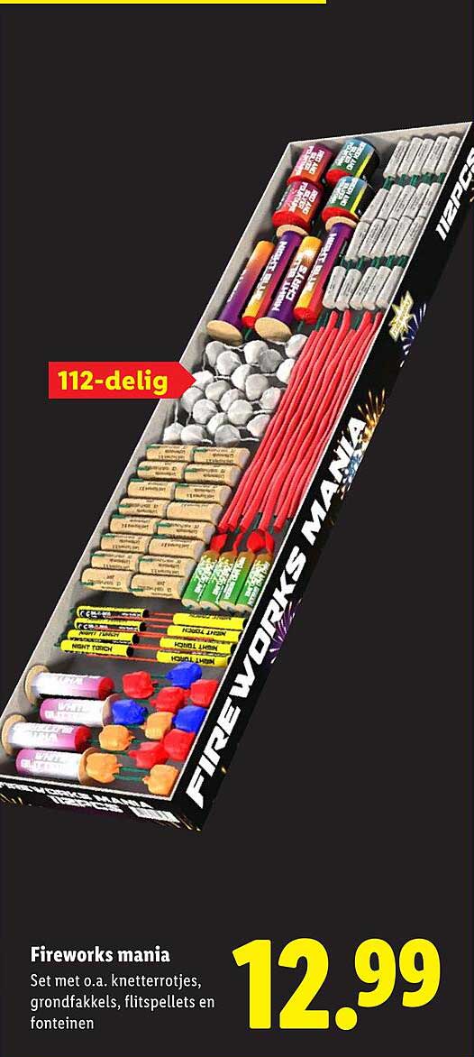 Fireworks Mania Aanbieding bij Lidl - FolderFeest.nl