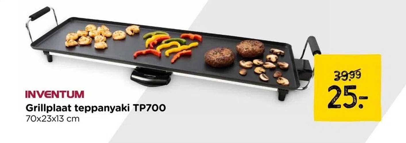 Grillplaat Teppanyaki Tp700 Aanbieding bij Xenos - FolderFeest.nl