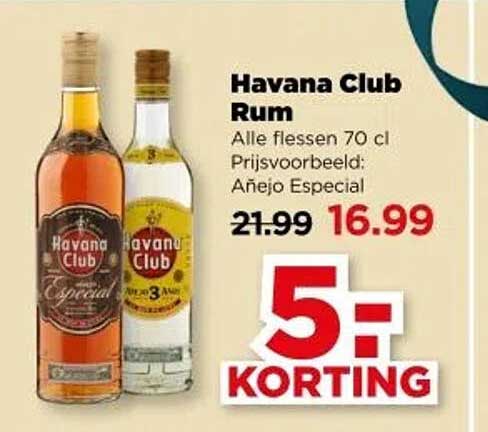Havana Club Rum Aanbieding bij PLUS - FolderFeest.nl