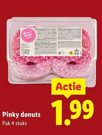 Pinky Donuts Aanbieding bij Lidl - FolderFeest.nl