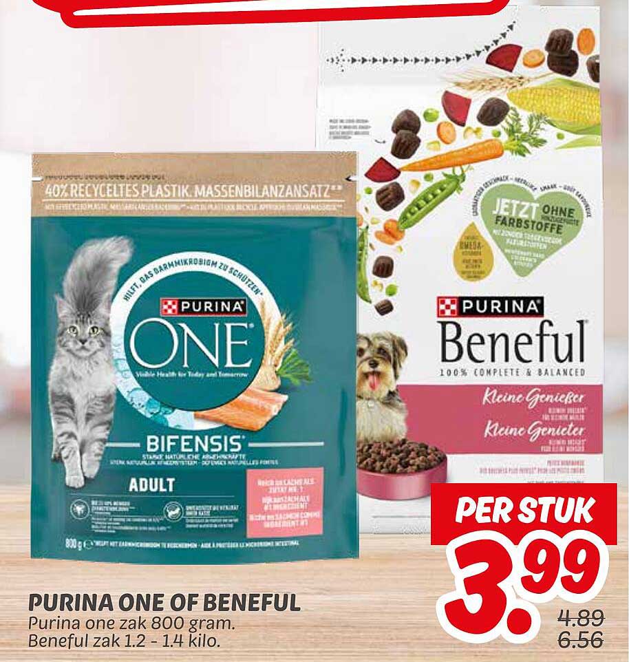 Purina One Of Beneful Aanbieding bij Dekamarkt - FolderFeest.nl