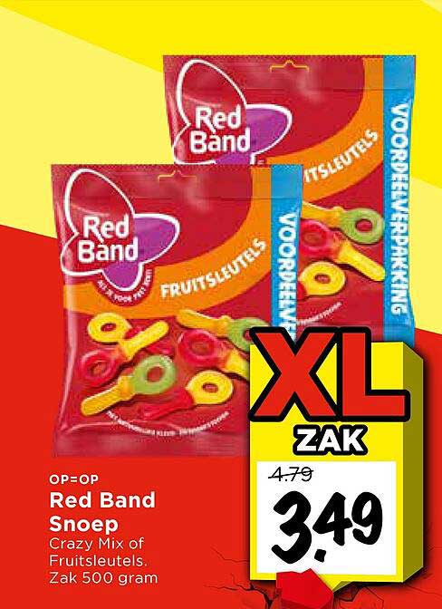 Red Band Snoep Aanbieding bij Vomar - FolderFeest.nl
