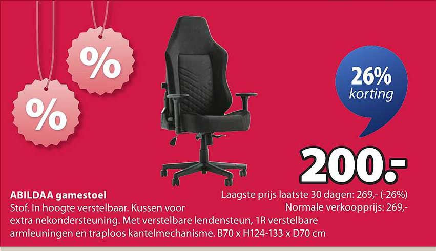 Abildaa Gamestoel Aanbieding bij Jysk - FolderFeest.nl