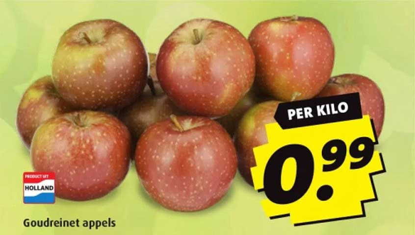 Goudreinet Appels Aanbieding bij Boni - FolderFeest.nl
