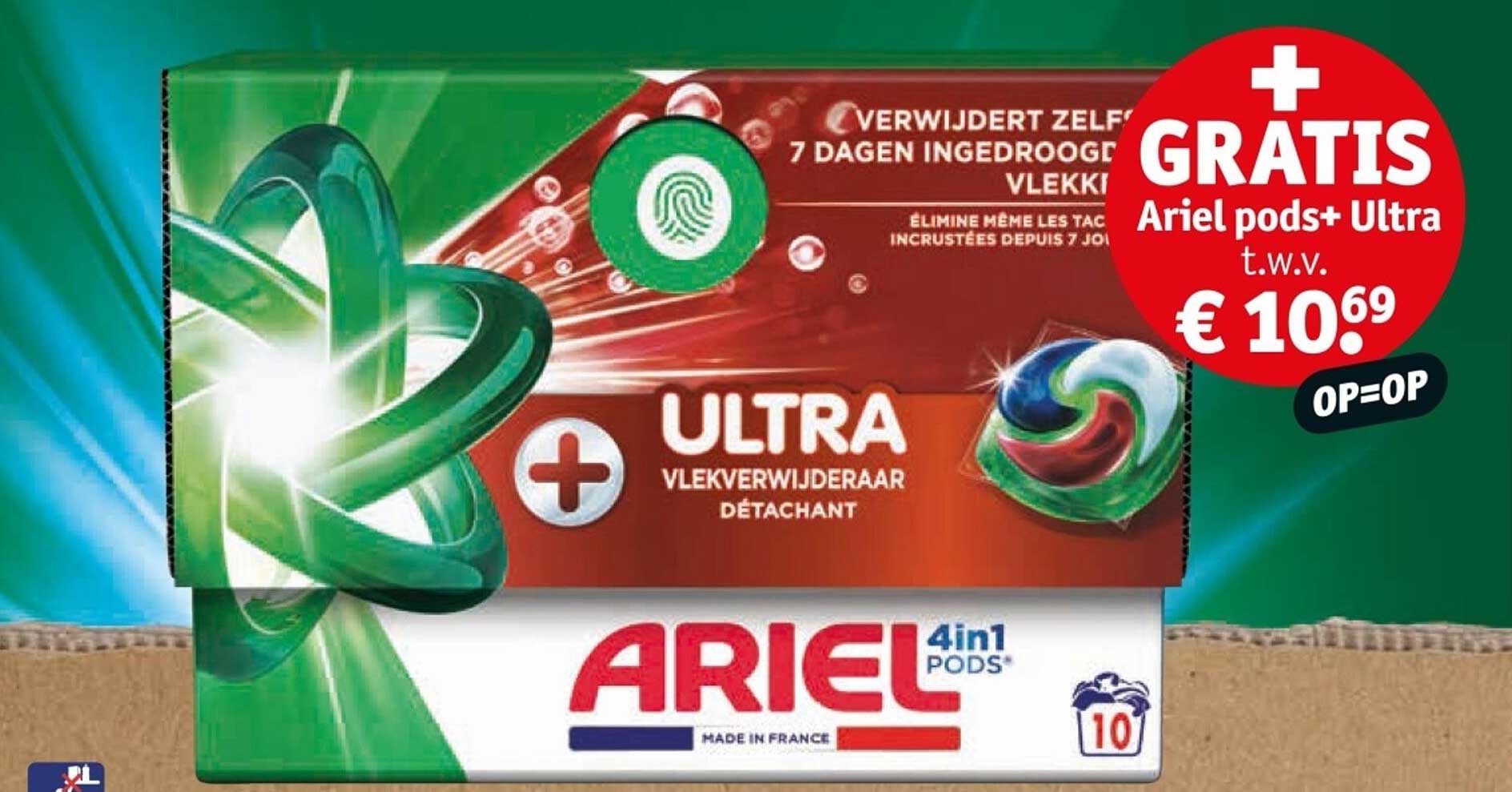 + Ariel Pods+ Ultra Aanbieding bij Kruidvat - FolderFeest.nl