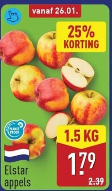Elstar Appels Aanbieding bij ALDI - FolderFeest.nl