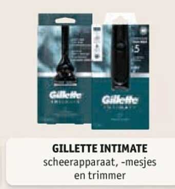 Gillette Intimate Scheerapparaat, -Mesjes En Trimmer Aanbieding bij ...
