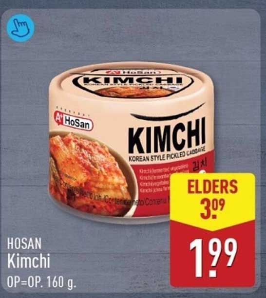 Hosan Kimchi Aanbieding bij ALDI - FolderFeest.nl