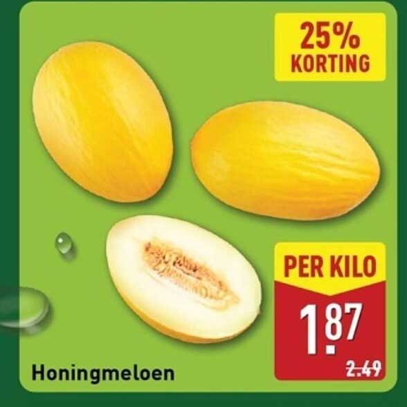 Honingmeloen aanbieding bij ALDI