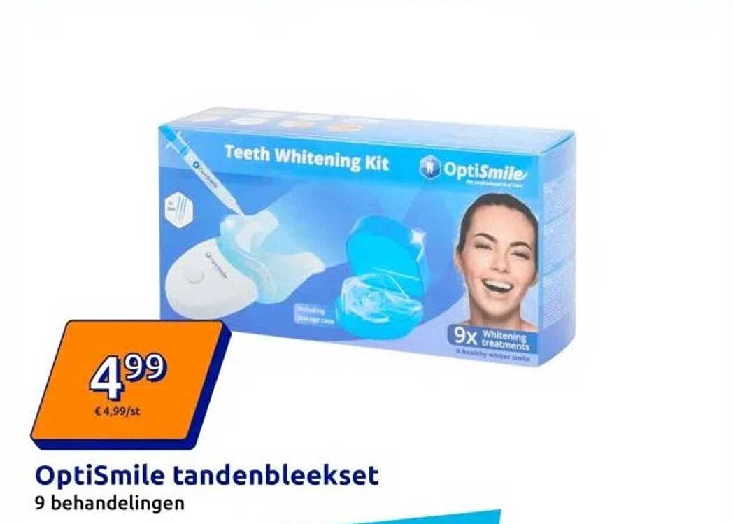 Optismile Tandenbleekset Aanbieding bij Action - FolderFeest.nl
