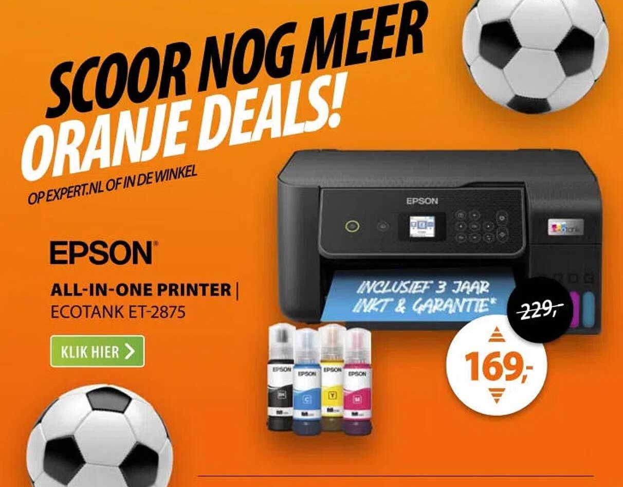Epson All-In-One Printer | Ecotank Et-2875 Aanbieding bij Expert ...
