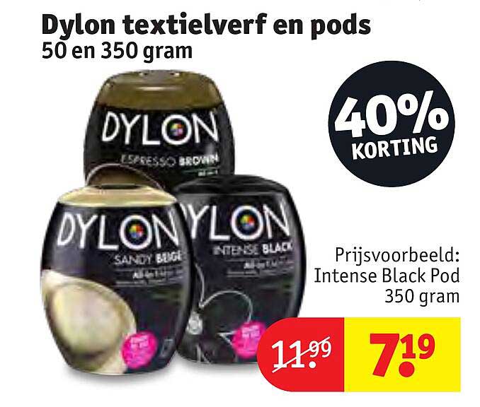 Dylon Textielverf En Pods Aanbieding bij Kruidvat - FolderFeest.nl
