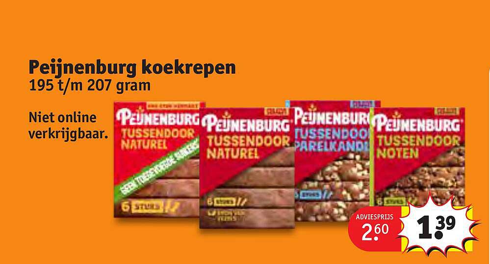 Peijnenburg Koekrepen Aanbieding bij Kruidvat - FolderFeest.nl
