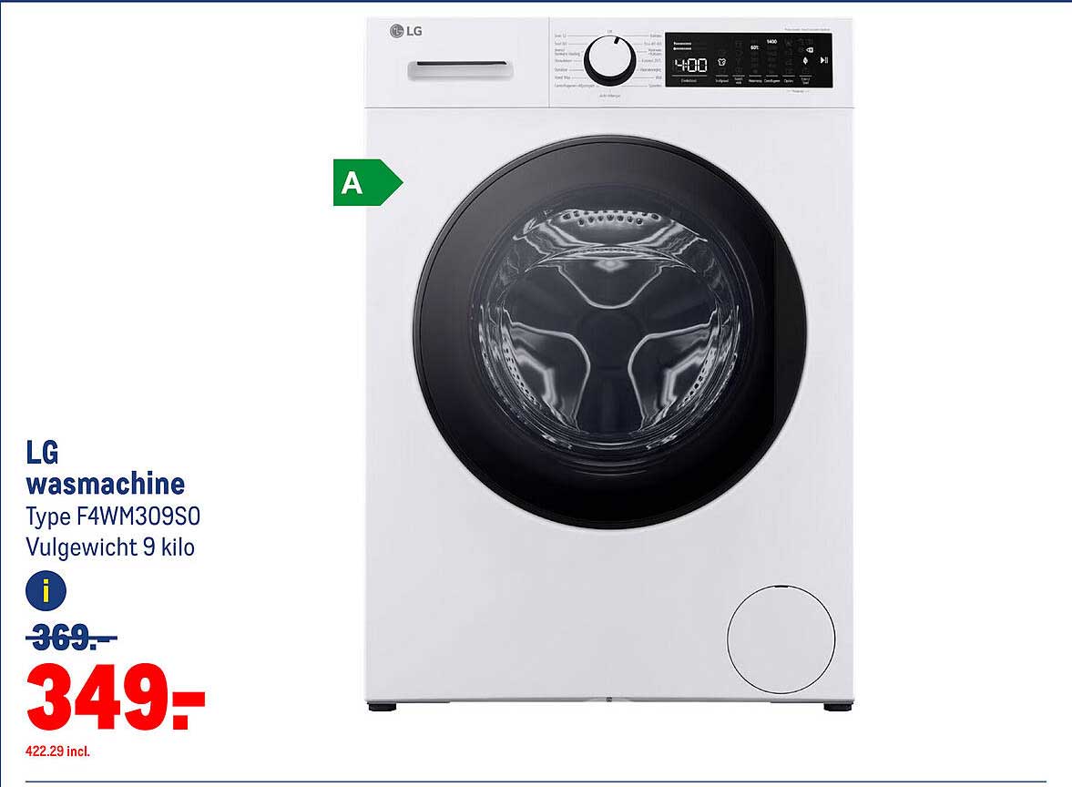 Lg Wasmachine Aanbieding bij Makro - FolderFeest.nl