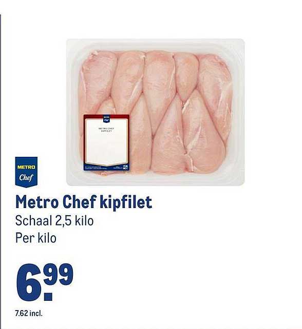 Metro Chef Kipfilet Aanbieding bij Makro - FolderFeest.nl