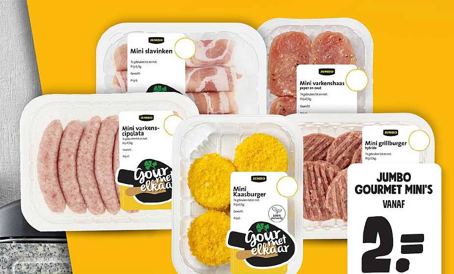 Jumbo Gourmet Mini's Aanbieding bij Jumbo - FolderFeest.nl