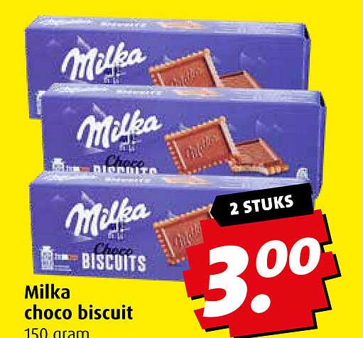 Milka Choco Biscuit aanbieding bij Boni