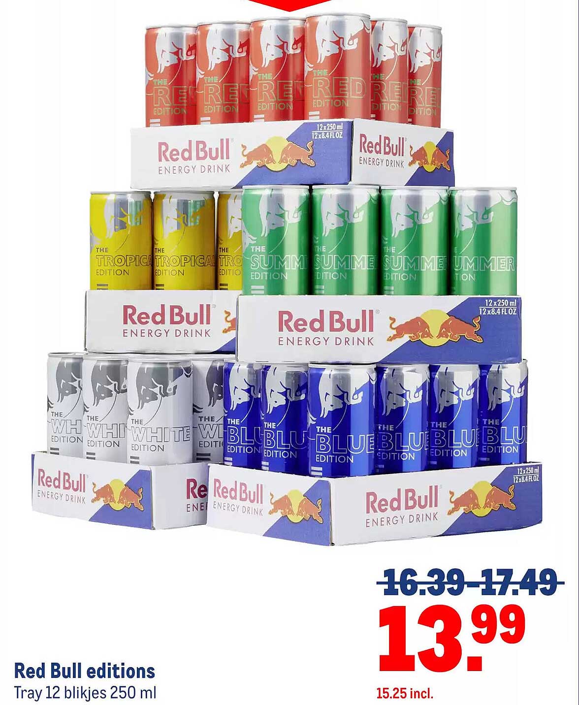 Red Bull Editions Aanbieding bij Makro - FolderFeest.nl