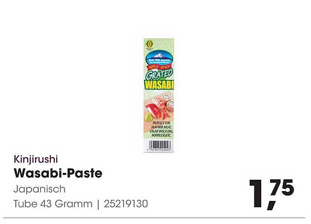 Kinjirushi Wasabi-Paste Aanbieding bij HANOS - FolderFeest.nl