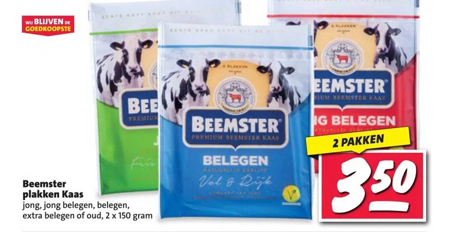 Beemster Plakken Kaas aanbieding bij Nettorama