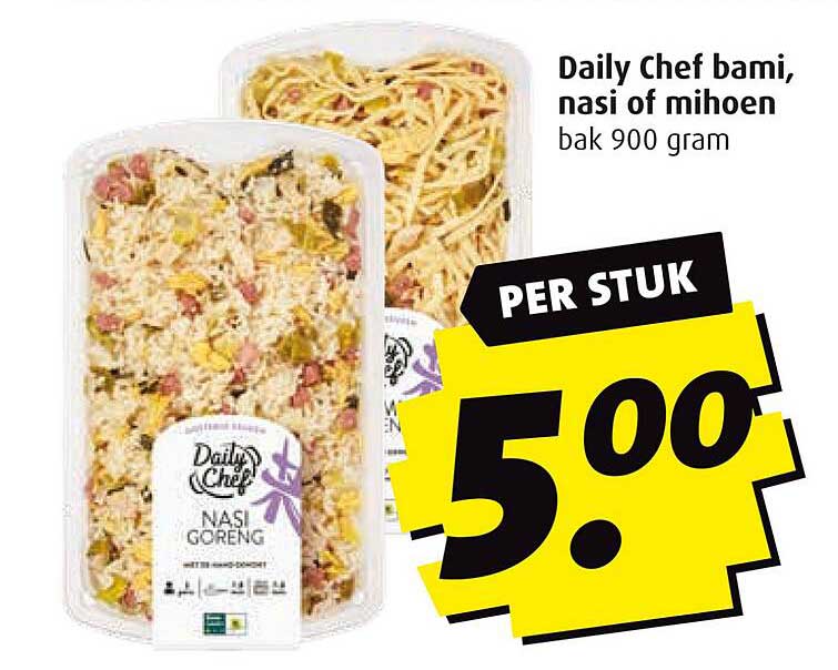 Daily Chef Bami, Nasi Of Mihoen aanbieding bij Boni