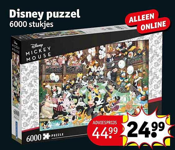 Disney Puzzel aanbieding bij Kruidvat