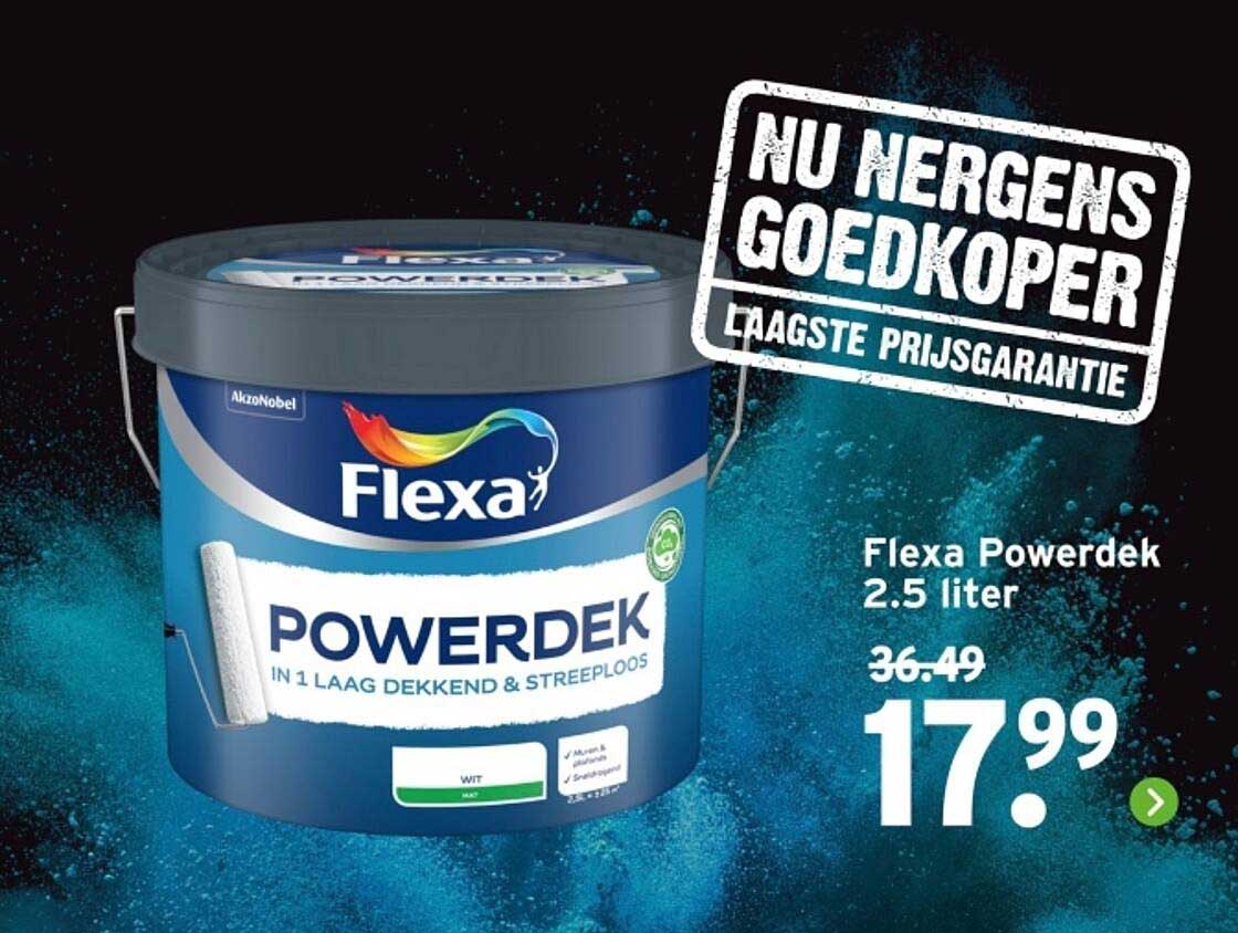 Flexa Powerdek aanbieding bij GAMMA