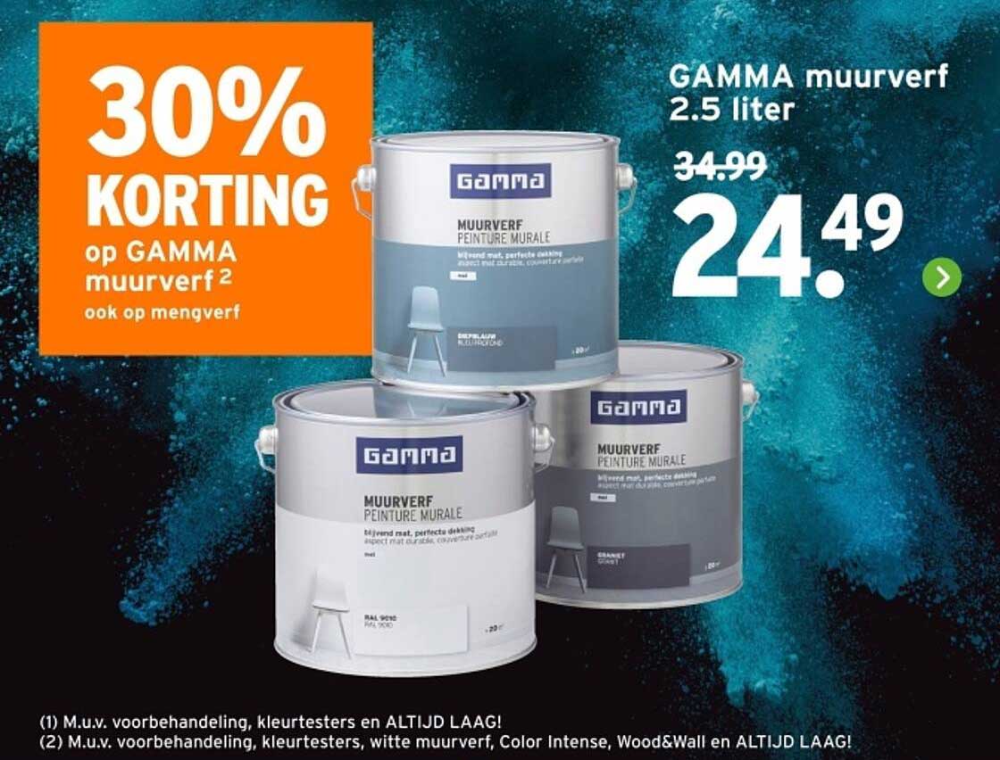Gamma Muurverf aanbieding bij GAMMA