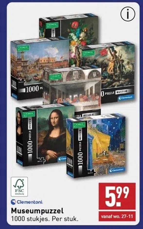 Museum Puzzel aanbieding bij ALDI