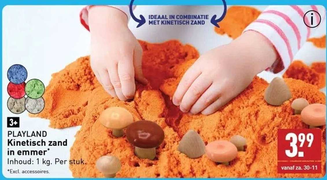 Playland Kinetisch Zand In Emmer aanbieding bij ALDI