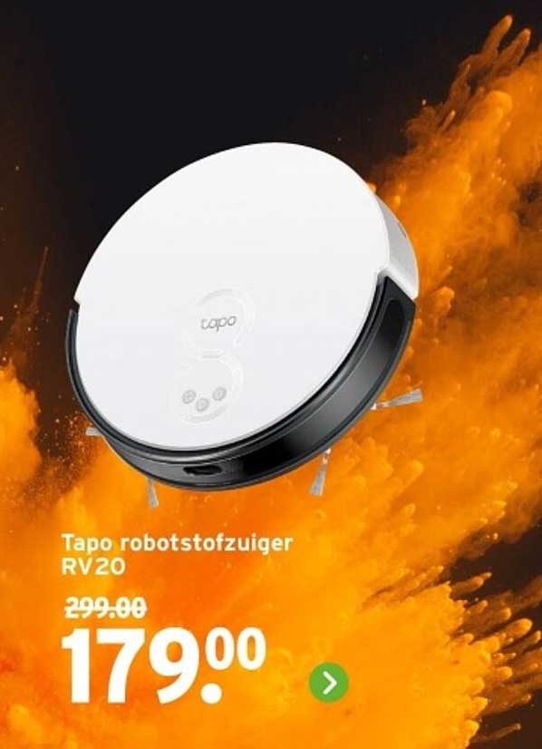 Tapo Robotstofzuiger Rv20 Aanbieding bij GAMMA - FolderFeest.nl