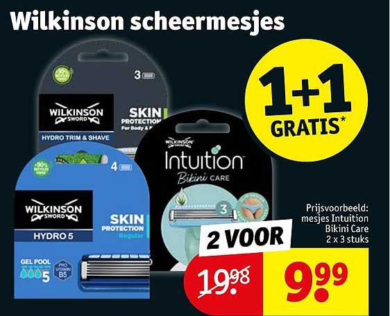 Wilkinson Scheermesjes Aanbieding bij Kruidvat - FolderFeest.nl