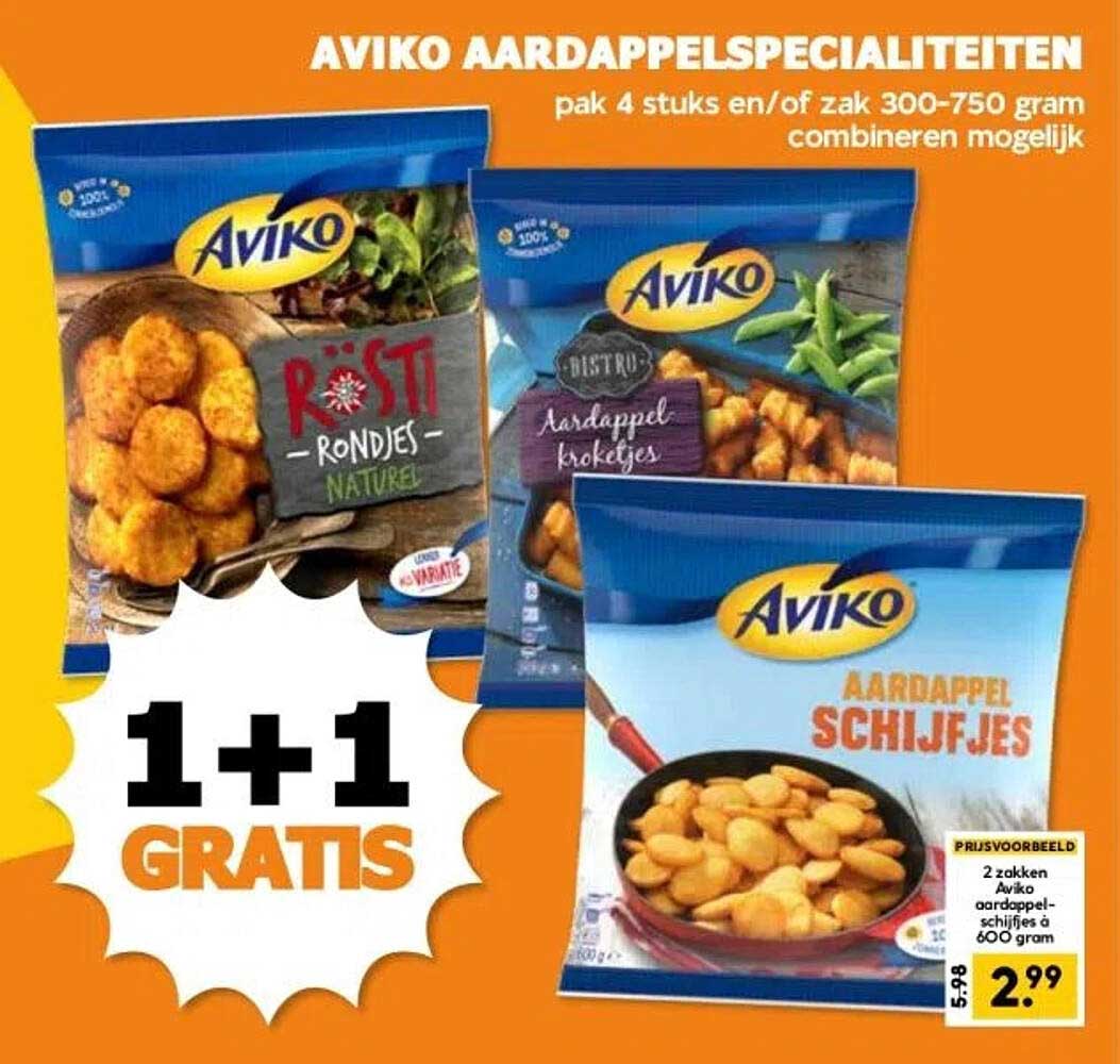 Aviko Aardappelspecialiteiten Aanbieding bij Coop - FolderFeest.nl