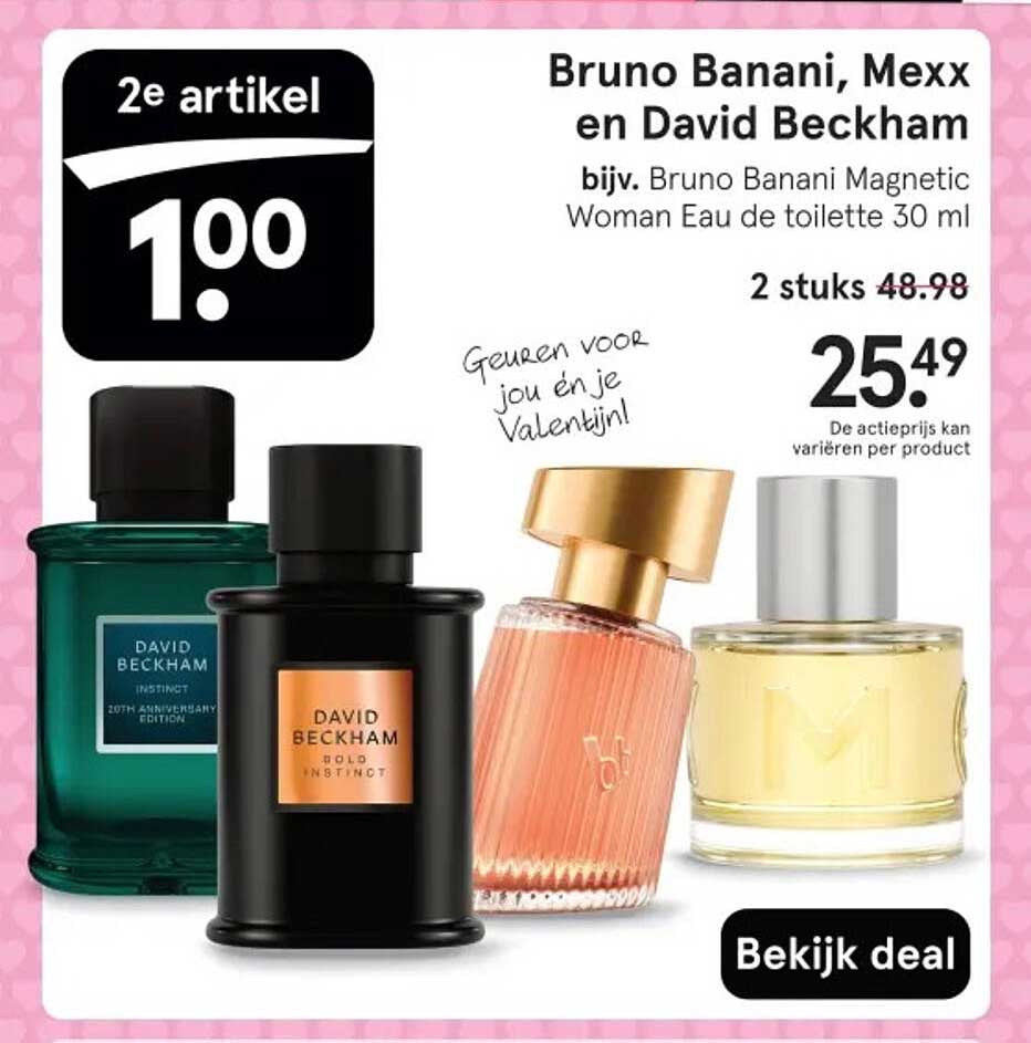 Bruno Banani, Mexx En David Beckham Bijv. Bruno Banani Magnetic Woman ...